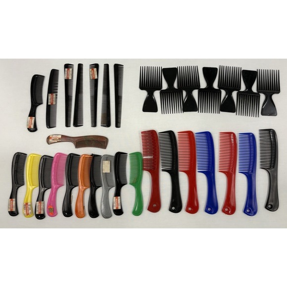 Makeup | Vtg Super Comb Lot Original Old Stock Retro Wide Tooth Lot ...